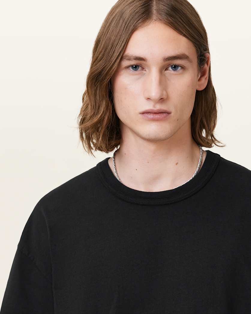 Sonny Short Sleeve T-Shirt Jet Black | ALLSAINTS